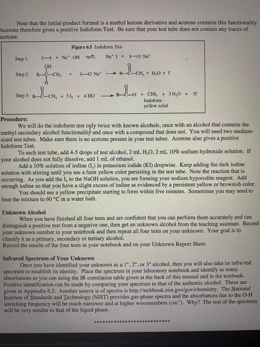Solved Experiment 6 Qualitative Tests for Alcohols, Alcohol | Chegg.com