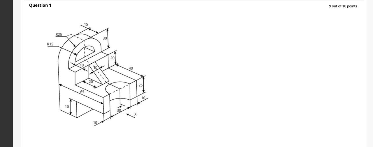 Solved can you draw this in catia-v5 ﻿with steps Question 1 | Chegg.com