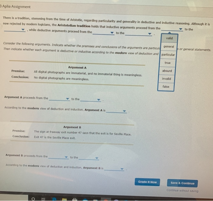 3 Aplia Assignment There is a tradition, stemming | Chegg.com