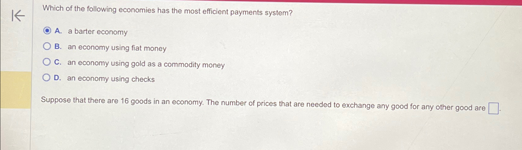 Solved Which of the following economies has the most | Chegg.com