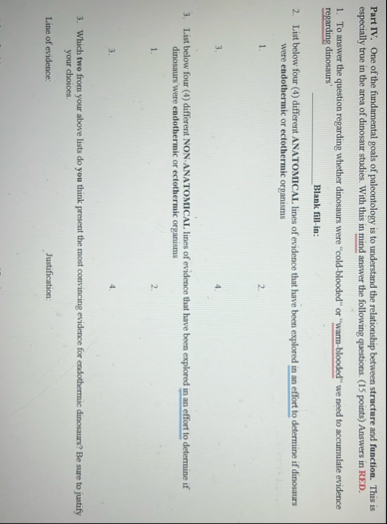 Solved Part IV. ﻿One of the fundamental goals of | Chegg.com