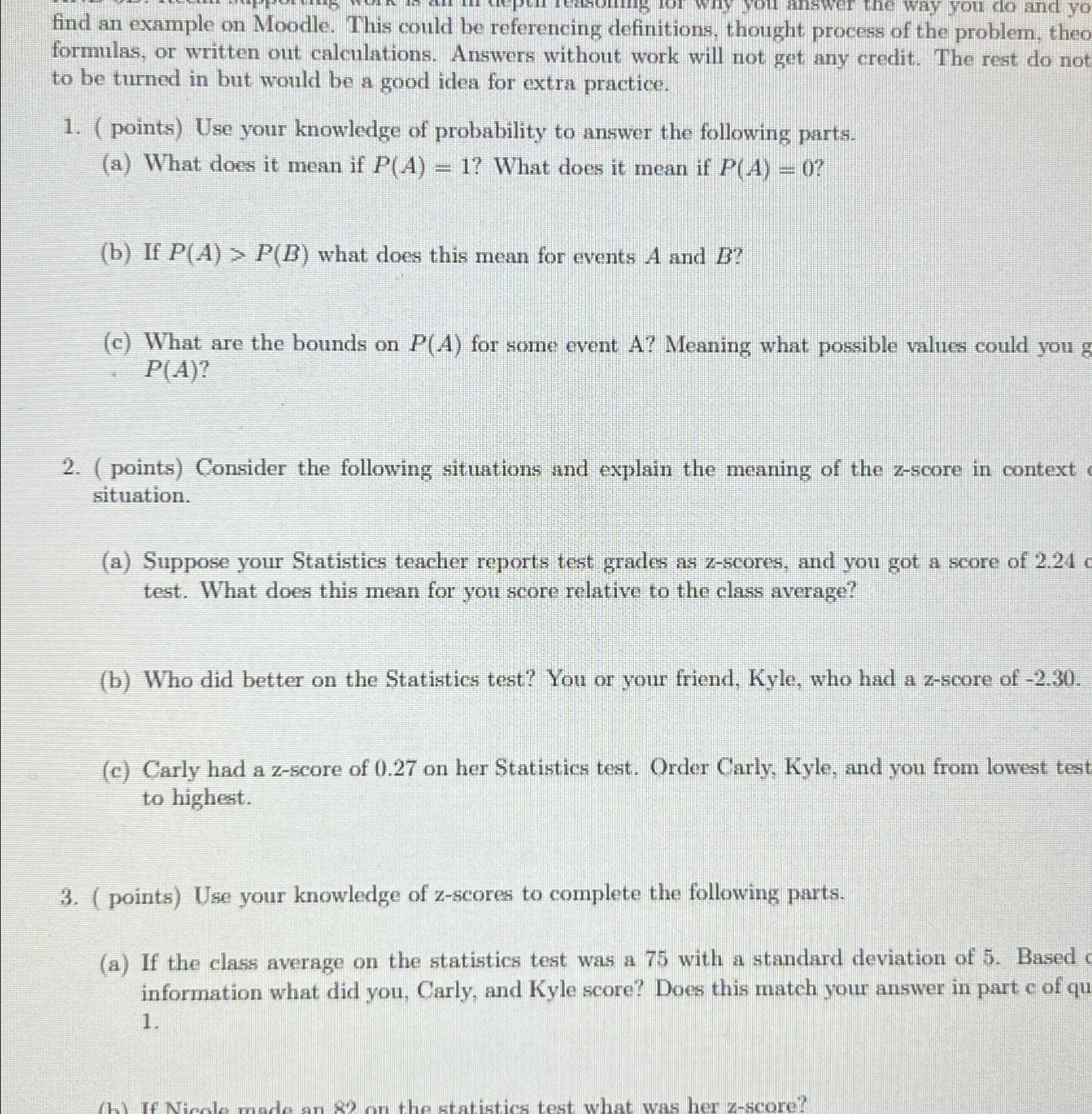 Solved find an example on Moodle. This could be referencing | Chegg.com