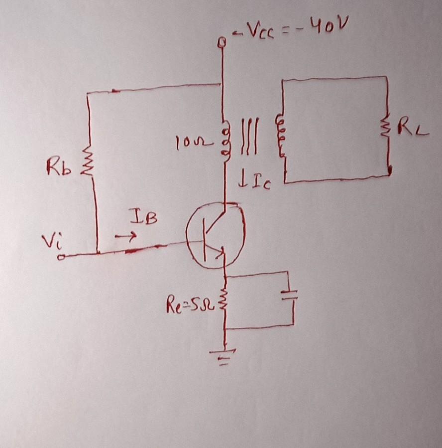 Solved Figure shown below represents power amplifier with | Chegg.com