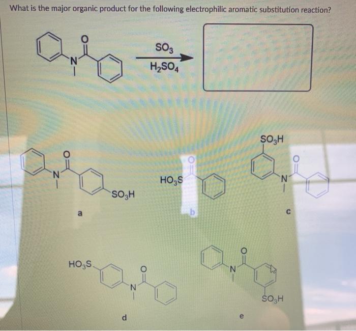 Solved What is the major organic product for the following | Chegg.com