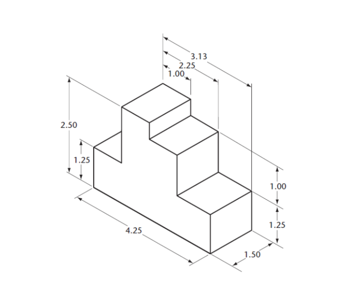 Solved Sketch freehand orthographic representations of given | Chegg.com
