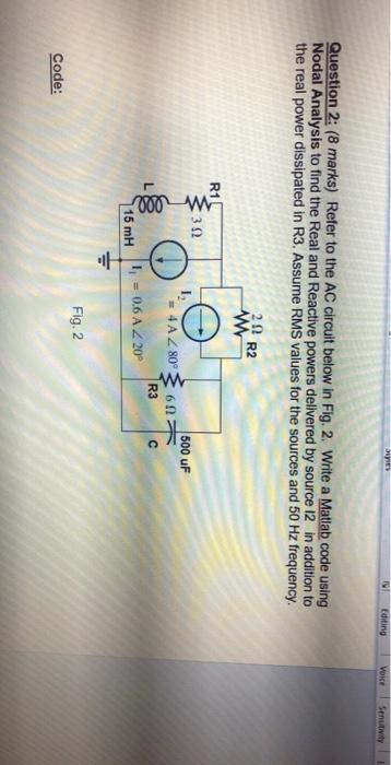 Solved Question 4: (8 marks) Use Simulink to repeat Question | Chegg.com