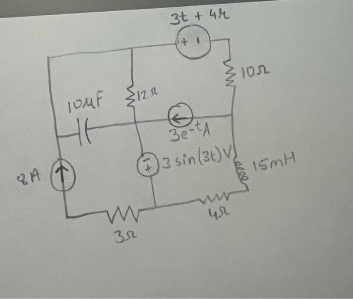Solved label the diagram with currents and voltages. Write | Chegg.com