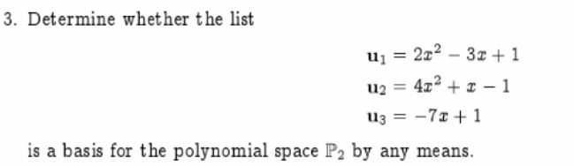 Solved Determine whether the | Chegg.com