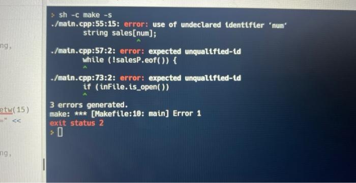 .f fetn. epp:55:15; errar: use of undeclared | Chegg.com