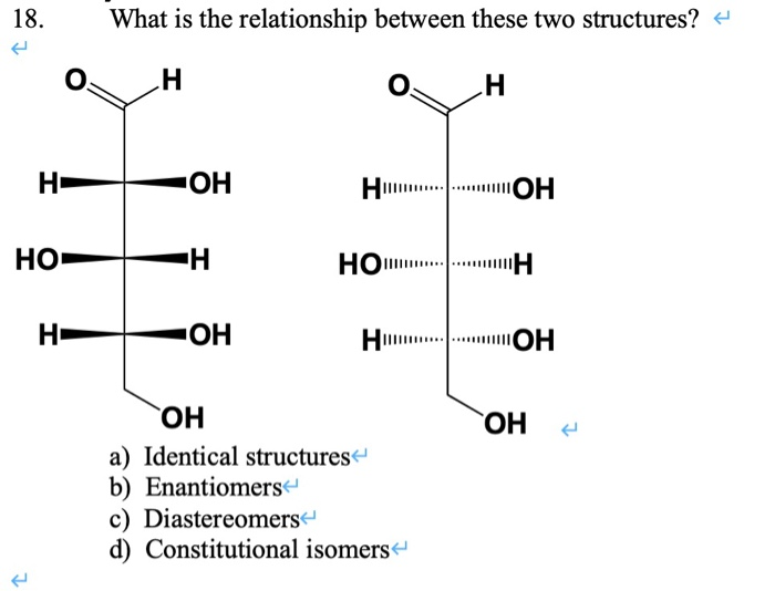 Solved 18. What is the relationship between these two | Chegg.com
