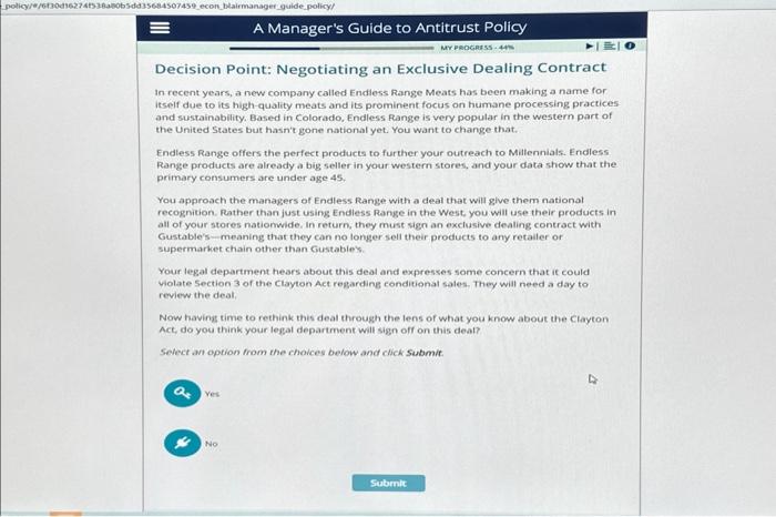 Solved Mrr peocinsss - 44k Decision Point: Negotiating an | Chegg.com