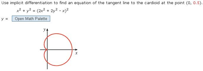 Solved Use implicit differentiation to find an equation of | Chegg.com