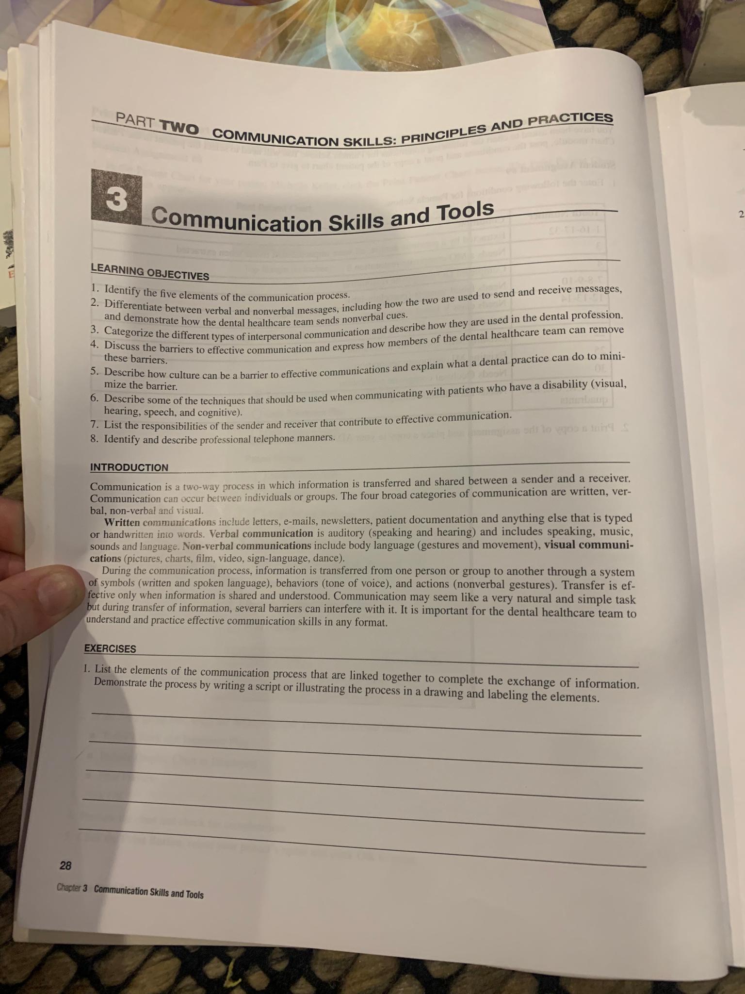 Solved Communication Skills and ToolsLEARNING | Chegg.com