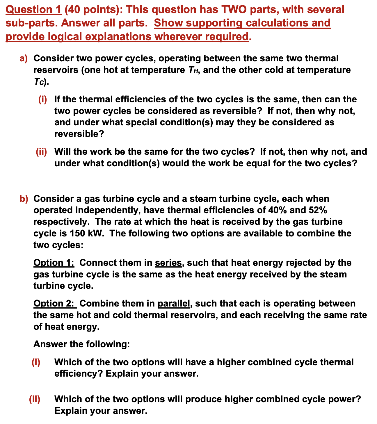 Solved Question 1 (40 ﻿points): This question has TWO parts, | Chegg.com