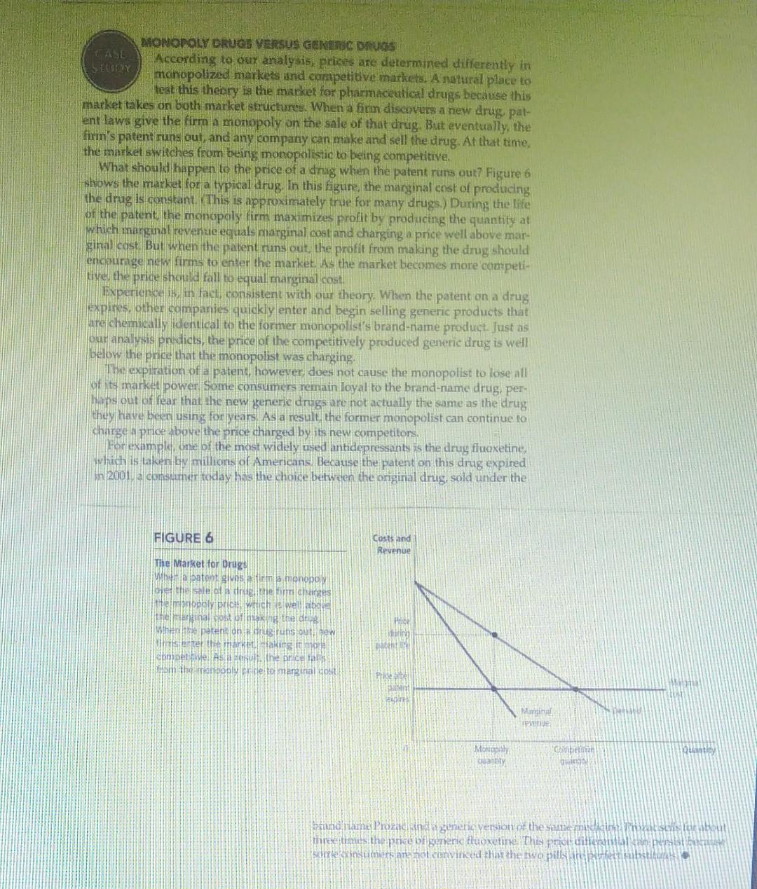 Solved "MONOPOLY DRUGS VERSUS GENERIC DRUGS" CASE STUDY | Chegg.com