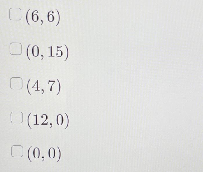 Solved Determine the corner points of the feasible region | Chegg.com