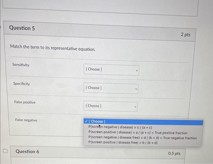 Solved Match the term to its representative equation. | Chegg.com