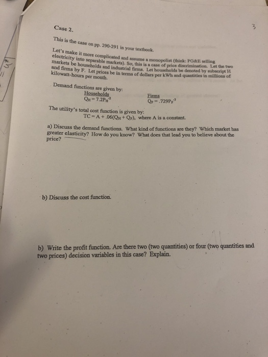 Solved c) Use the first order necessary condition to find | Chegg.com