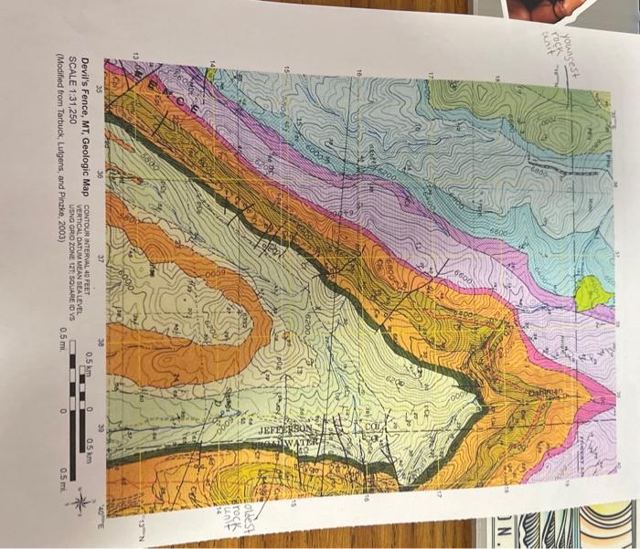Solved 8. A single geologic structure can be identified | Chegg.com