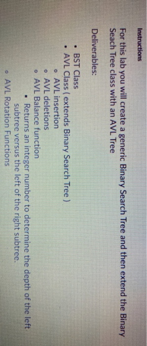 Solved Instructions For this lab you will create a generic | Chegg.com