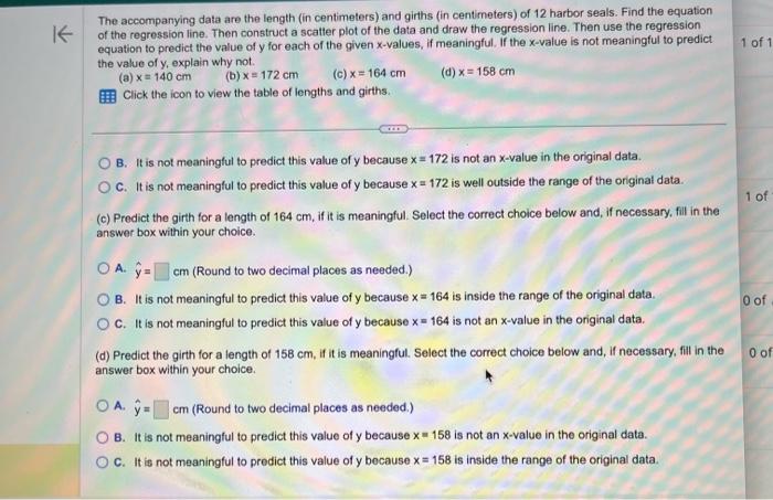 Solved The accompanying data are the length (in centimeters) | Chegg.com