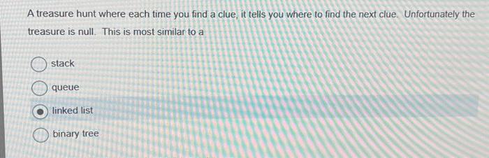 Solved O(n2)O(n)O(nlog(n))O(n3)What is the Big-O of a binary | Chegg.com