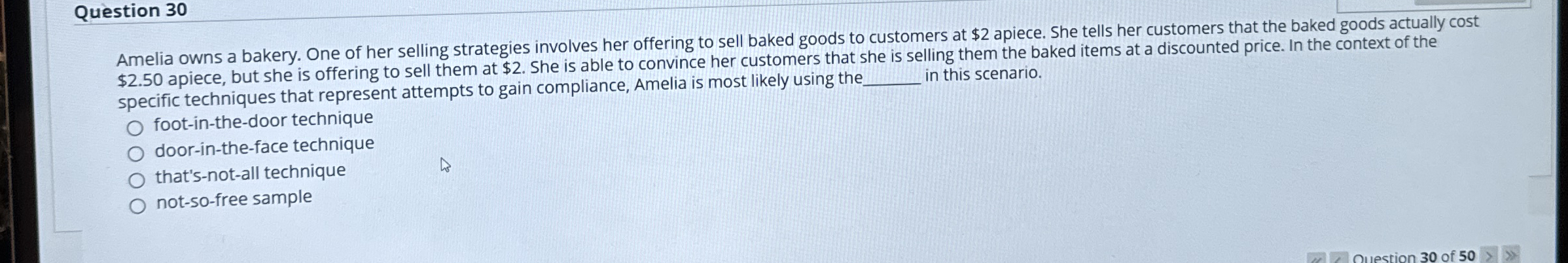 Solved Question 30Amelia owns a bakery. One of her selling | Chegg.com