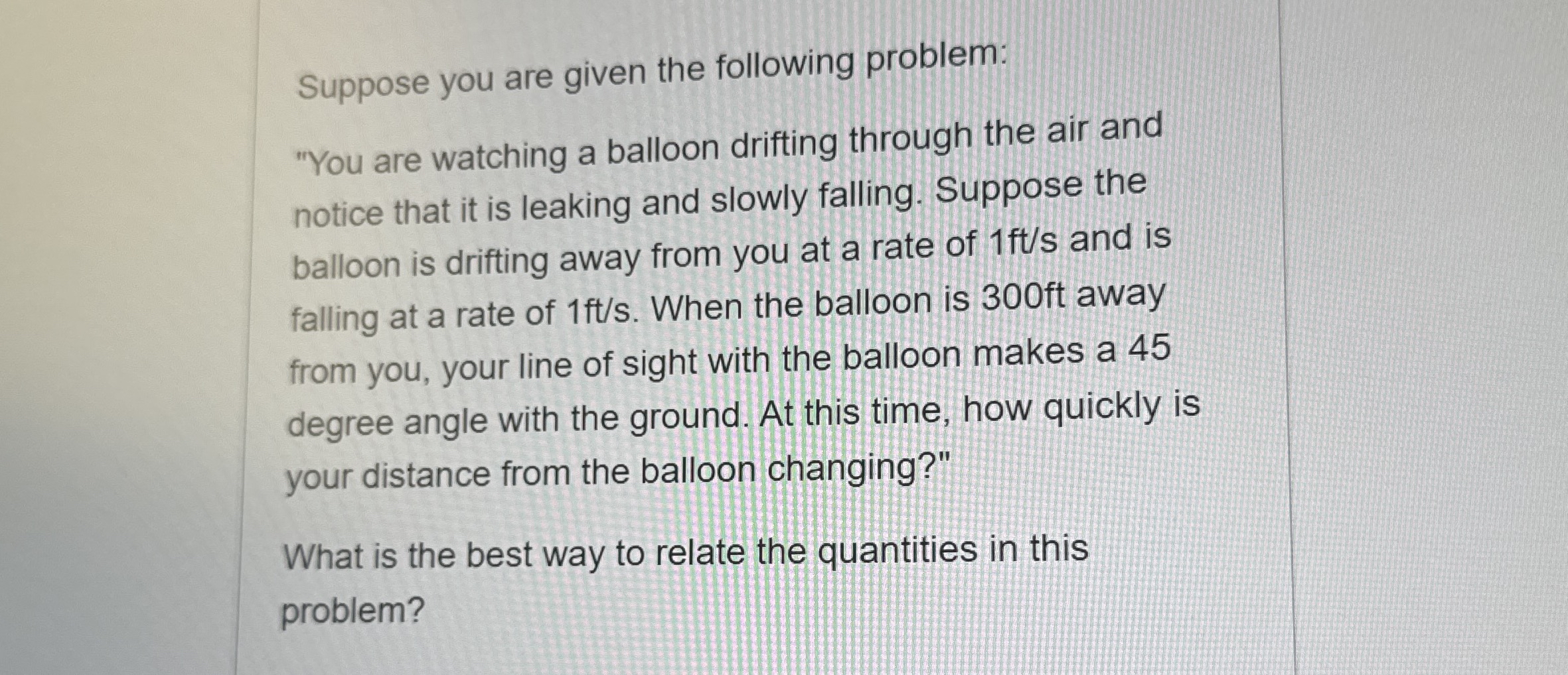Solved Suppose you are given the following problem:"You are | Chegg.com