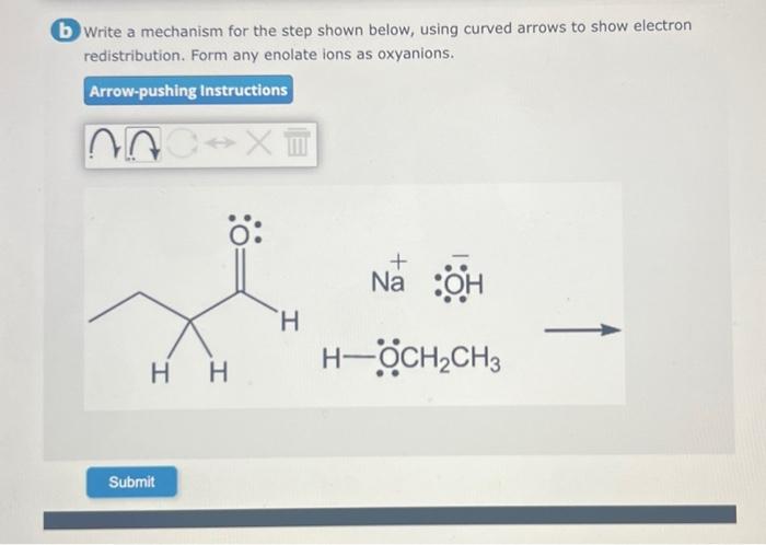 Solved Write a mechanism for the step shown below, using | Chegg.com