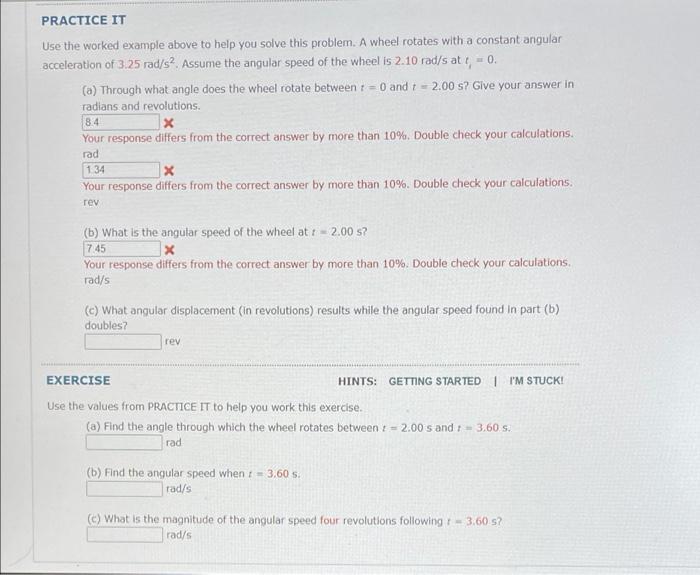 Solved PRACTICE IT Use the worked example above to help you | Chegg.com