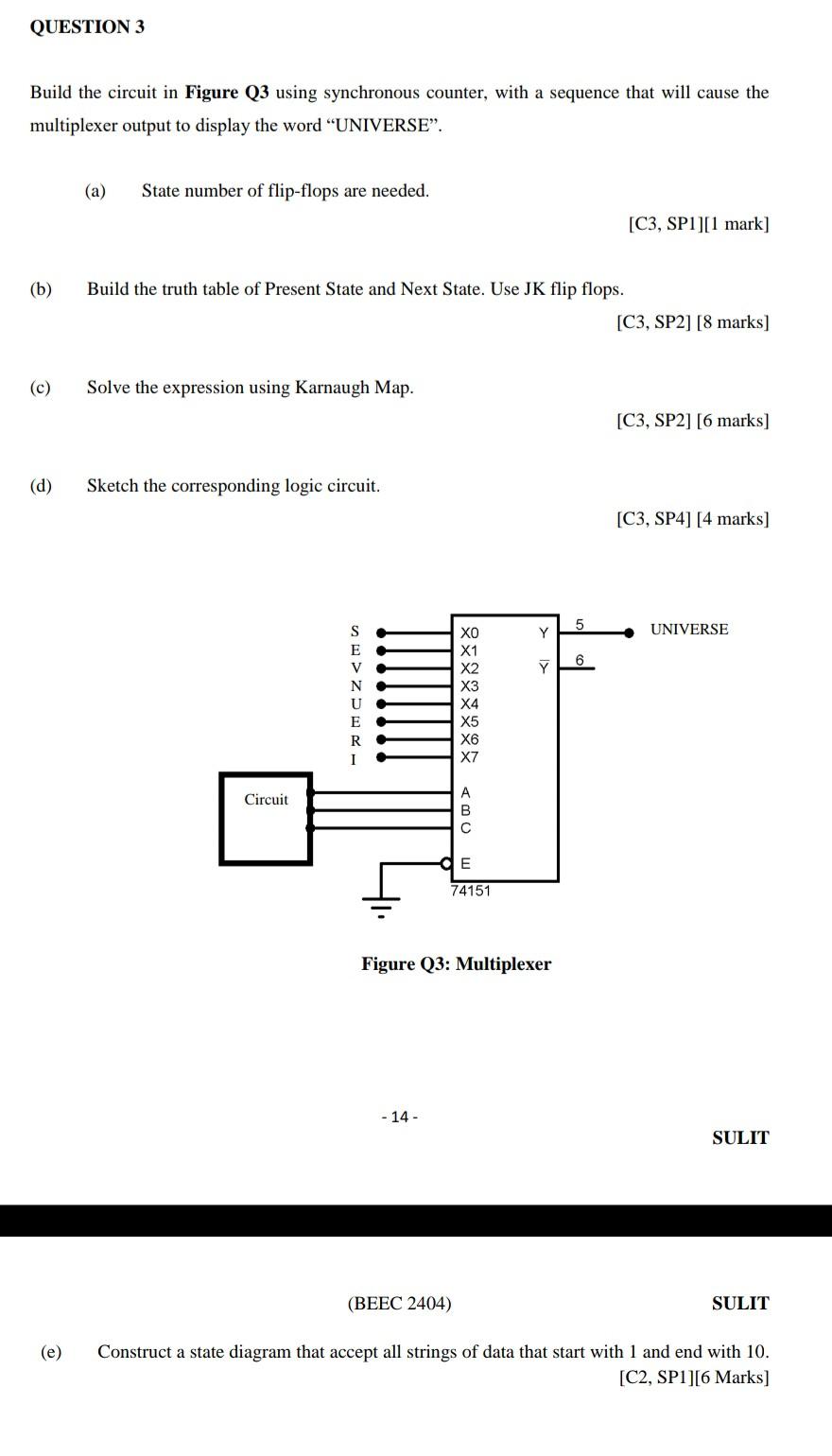 Solved QUESTION 3 Build the circuit in Figure Q3 using | Chegg.com