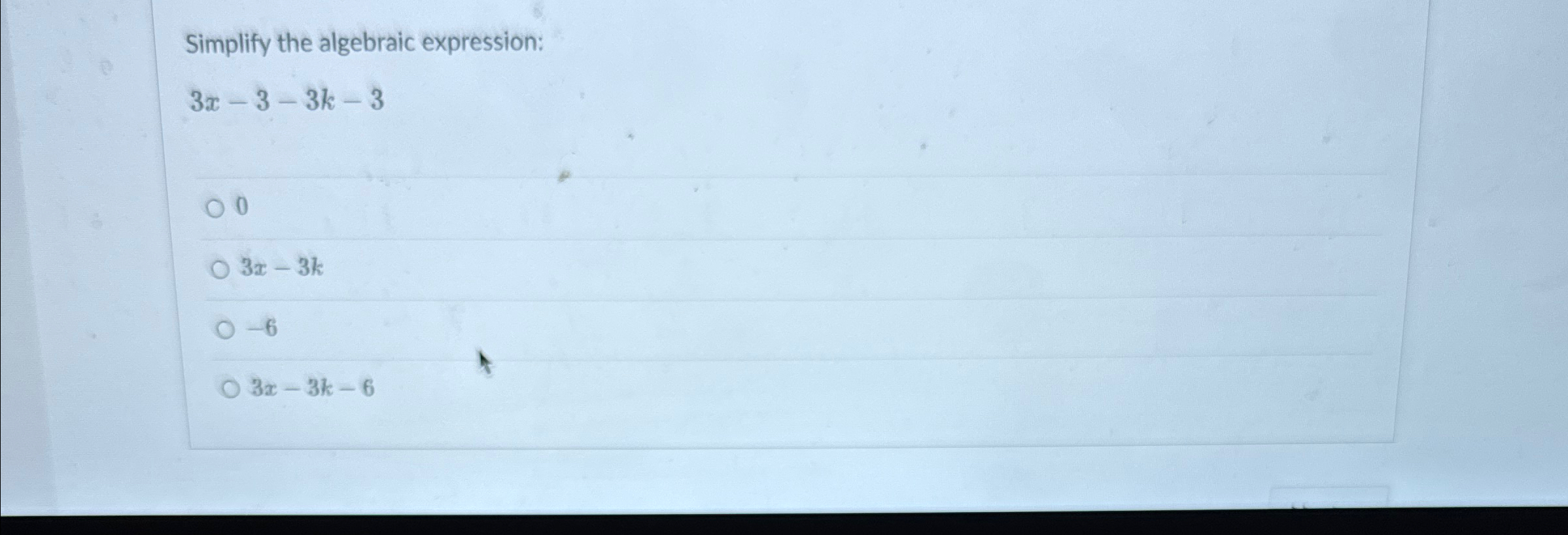 Solved Simplify the algebraic | Chegg.com