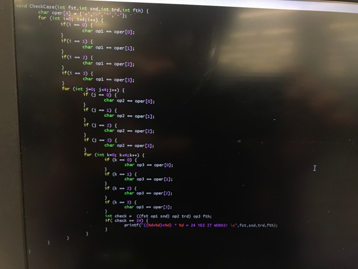 Solved C language. How to have math symbols in a equation | Chegg.com