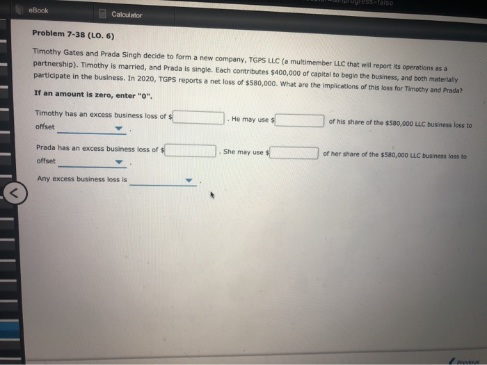 Solved Tesserarse eBook Calculator Problem 7-38 (LO. 6) | Chegg.com Solved Tesserarse eBook Calculator Problem 7-38 (LO. 6) | Chegg.com