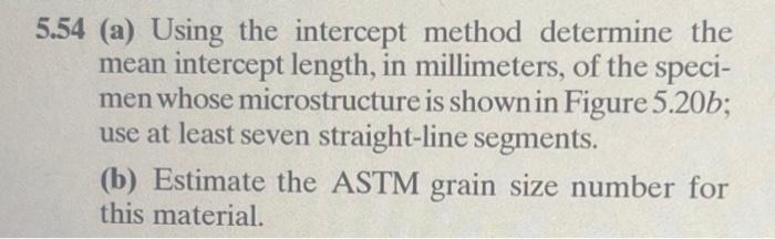 Solved 5.54 (a) Using the intercept method determine the | Chegg.com