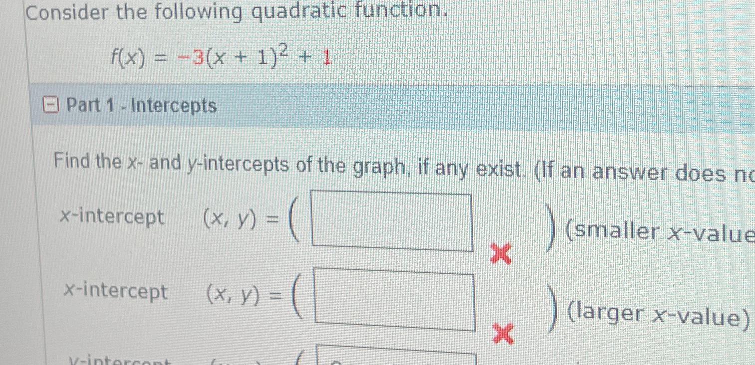 Solved Consider the following quadratic | Chegg.com