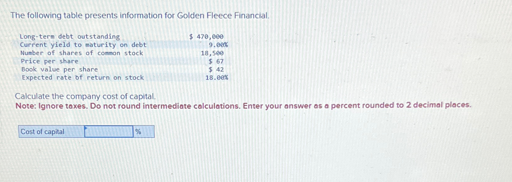 Solved The following table presents information for Golden | Chegg.com