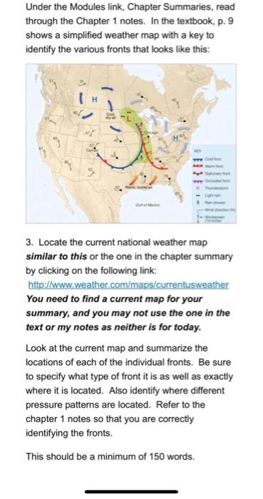 Solved Under the Modules link, Chapter Summaries, read | Chegg.com