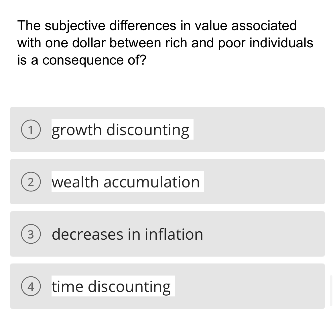 Solved The subjective differences in value associated with | Chegg.com