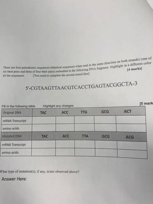 Solved There Are Four Palindromic Sequences Identical