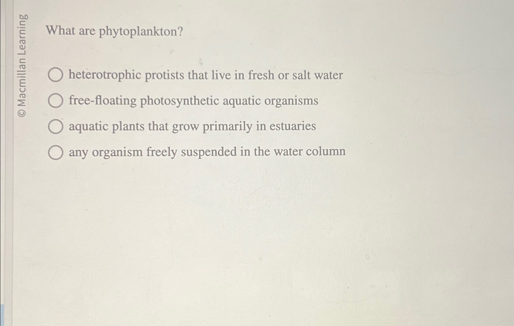 Solved Chat are phytoplankton?heterotrophic protists that | Chegg.com