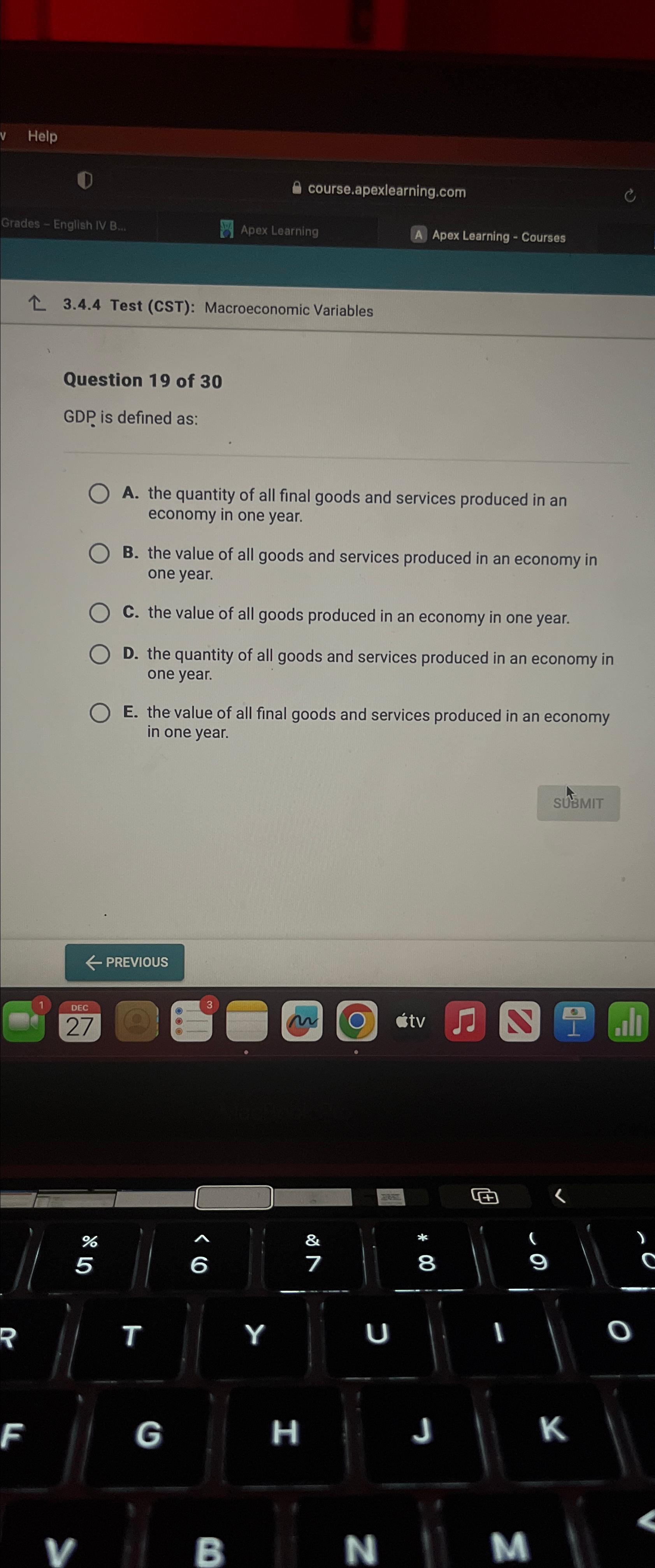 Solved HelpDcourse.apexlearning.comGrades - ﻿English IV | Chegg.com