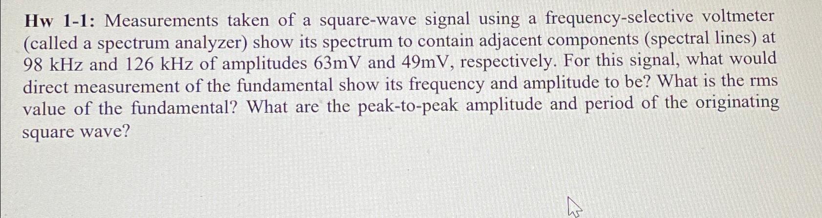 Solved Please explain the solution ﻿ : Measurements taken | Chegg.com