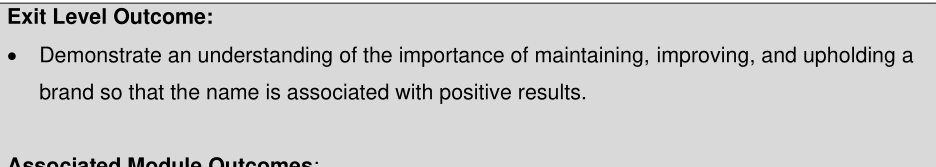 Solved Exit Level Outcome:Demonstrate an understanding of | Chegg.com