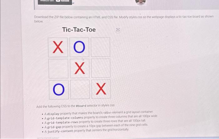 Solved ulube Download the ZIP file below containing an HTML | Chegg.com