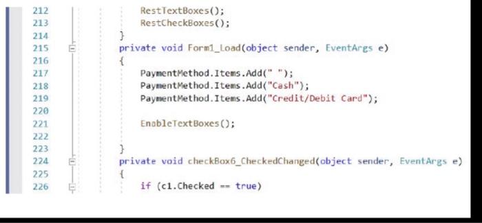 Please create a Chick-Fil-A POS only using C# coding. | Chegg.com