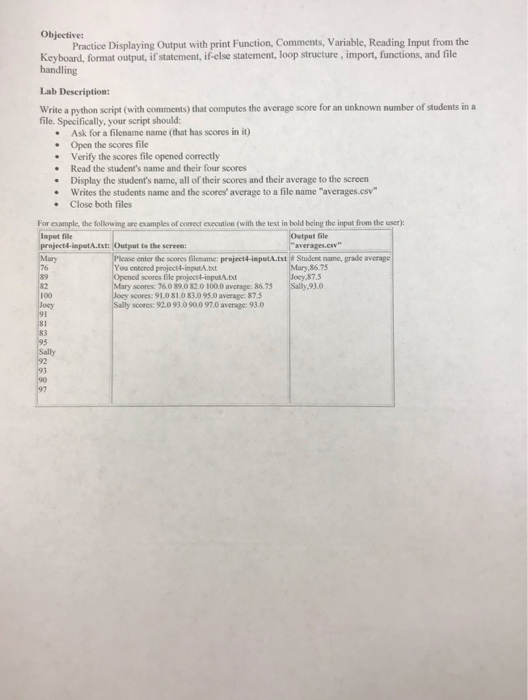 Solved Objective Practice Displaying Output With Print 0172