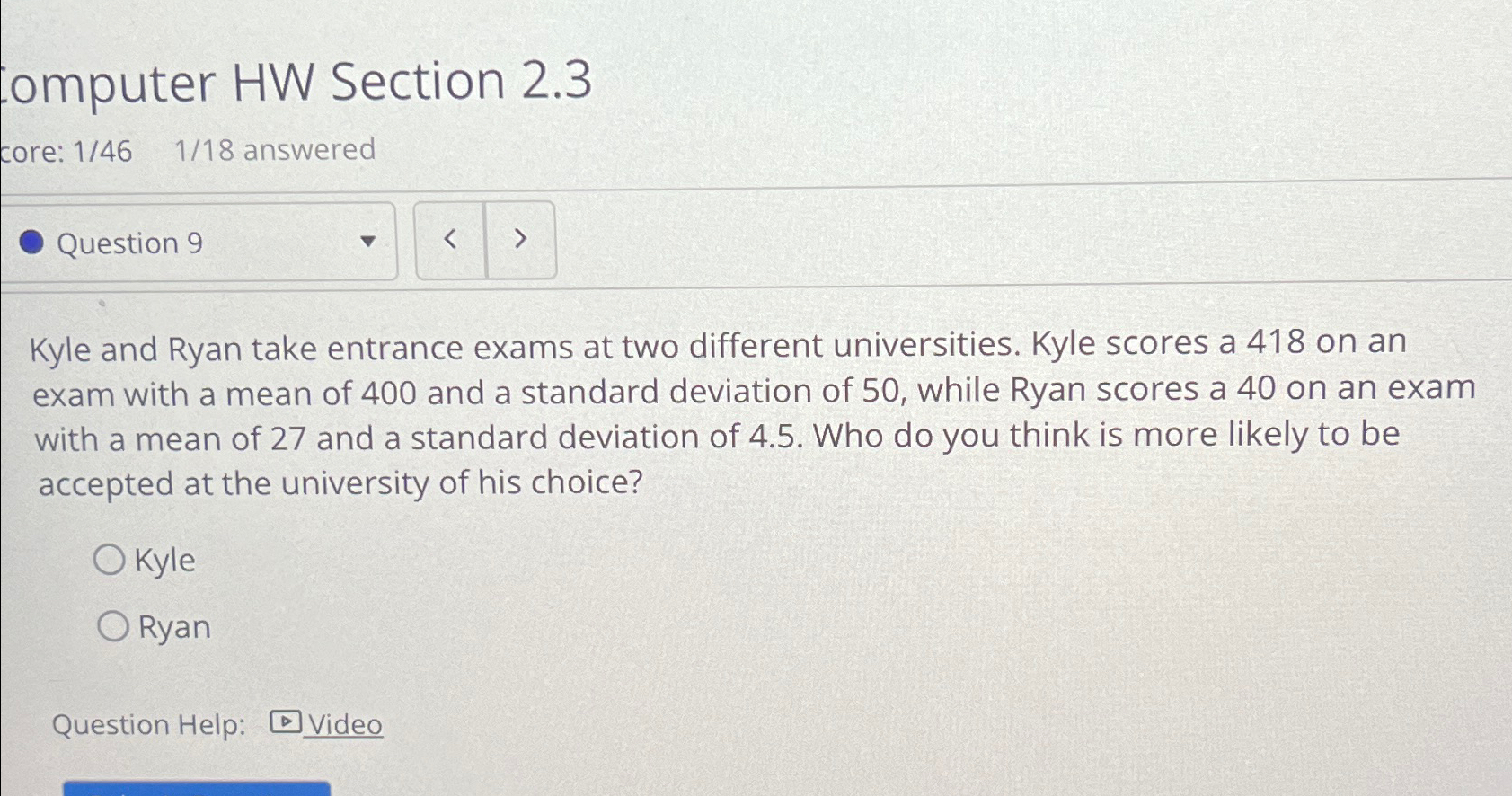 Solved Computer HW Section 2.3core: 146118 ﻿answeredQuestion | Chegg.com