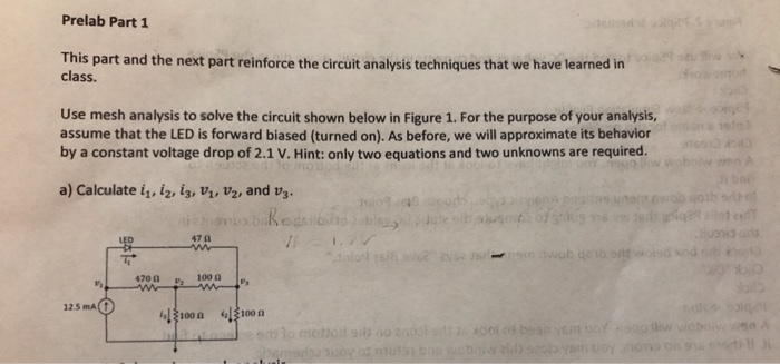 Solved Prelab Part 1 This part and the next part reinforce | Chegg.com