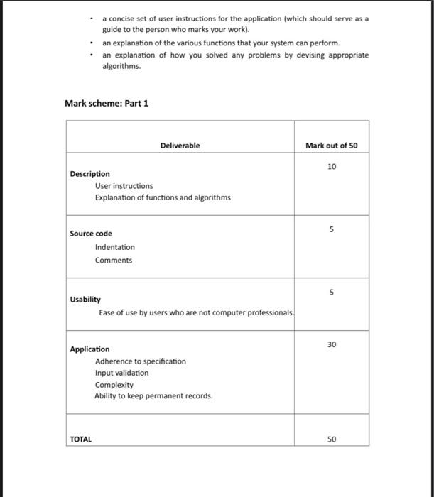 Solved Weighting This assignment represents 70% of the total | Chegg.com